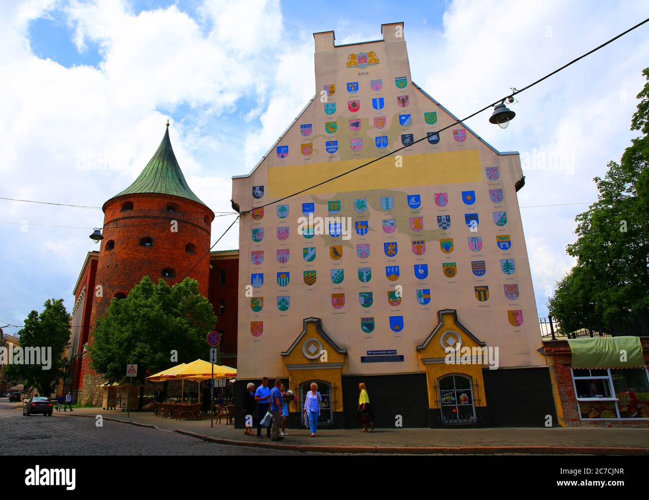Beautiful town of Riga, Latvia Stock Photo - Alamy
