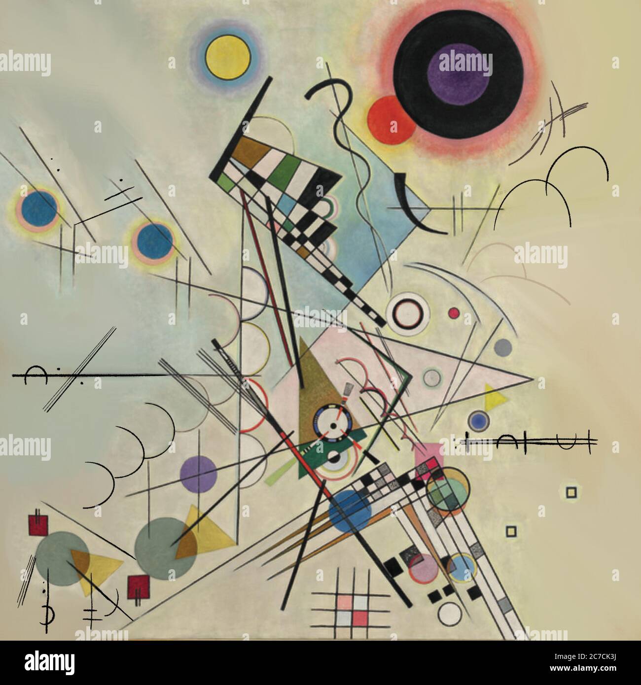 vassily kandinsky seamless pattern abstract art Stock Photo - Alamy