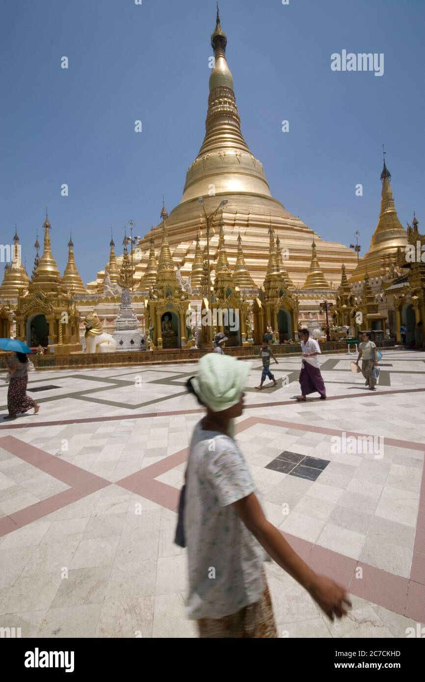 Yangon, capital of Myanmar Stock Photo - Alamy