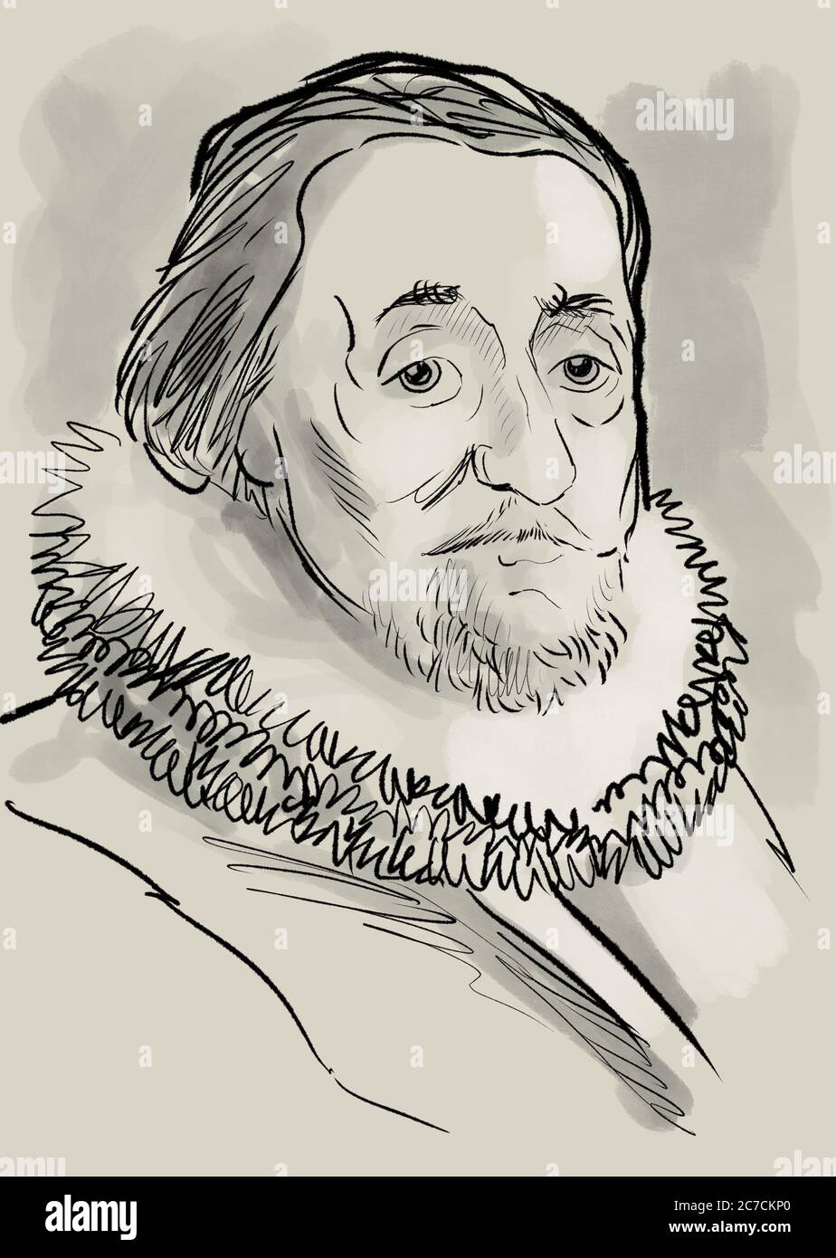 King James vintage portrait Stock Photo - Alamy