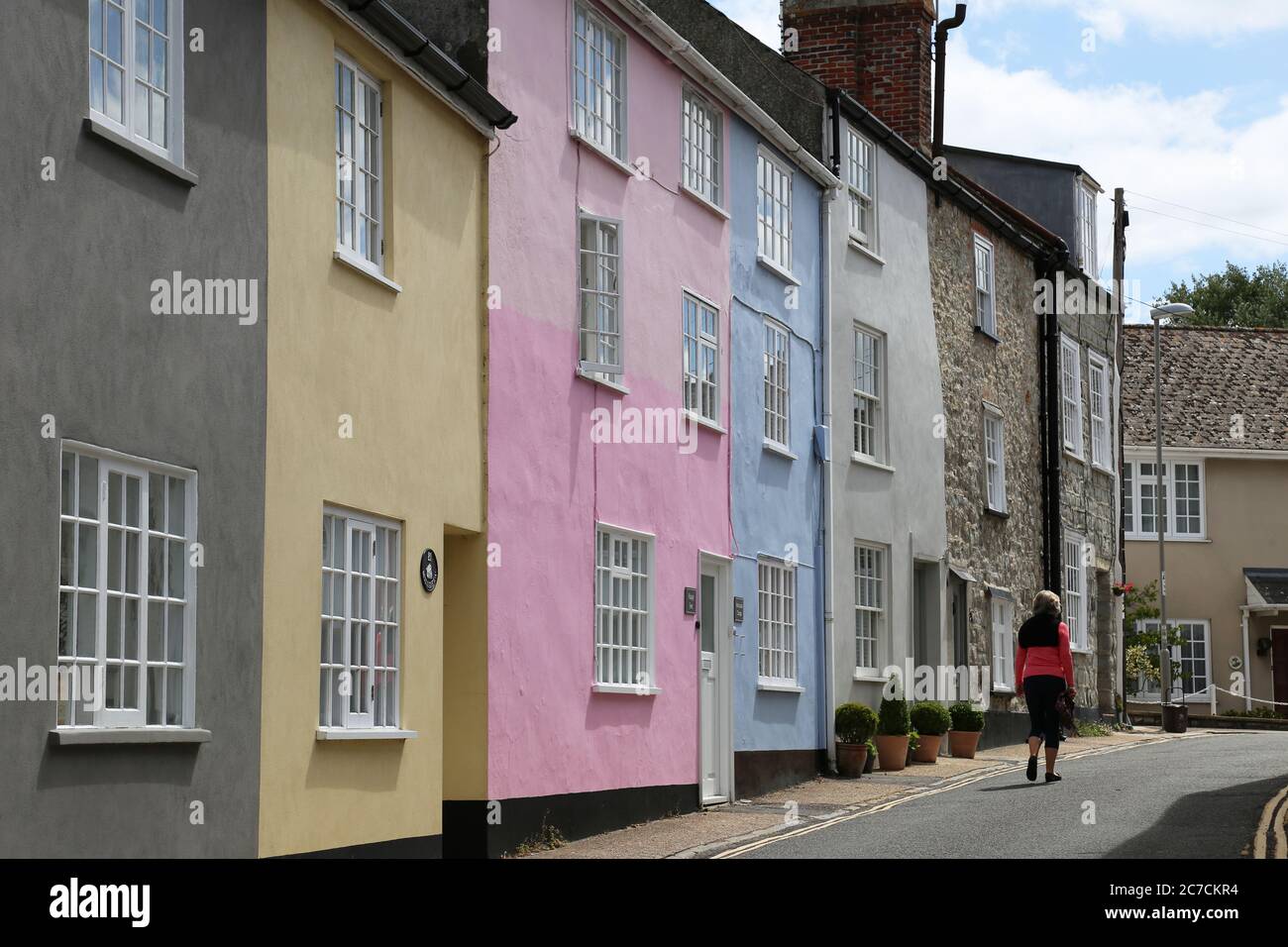 River Lim path from Lyme Regis to Uplyme at Mill Green, Lyme Regis ...