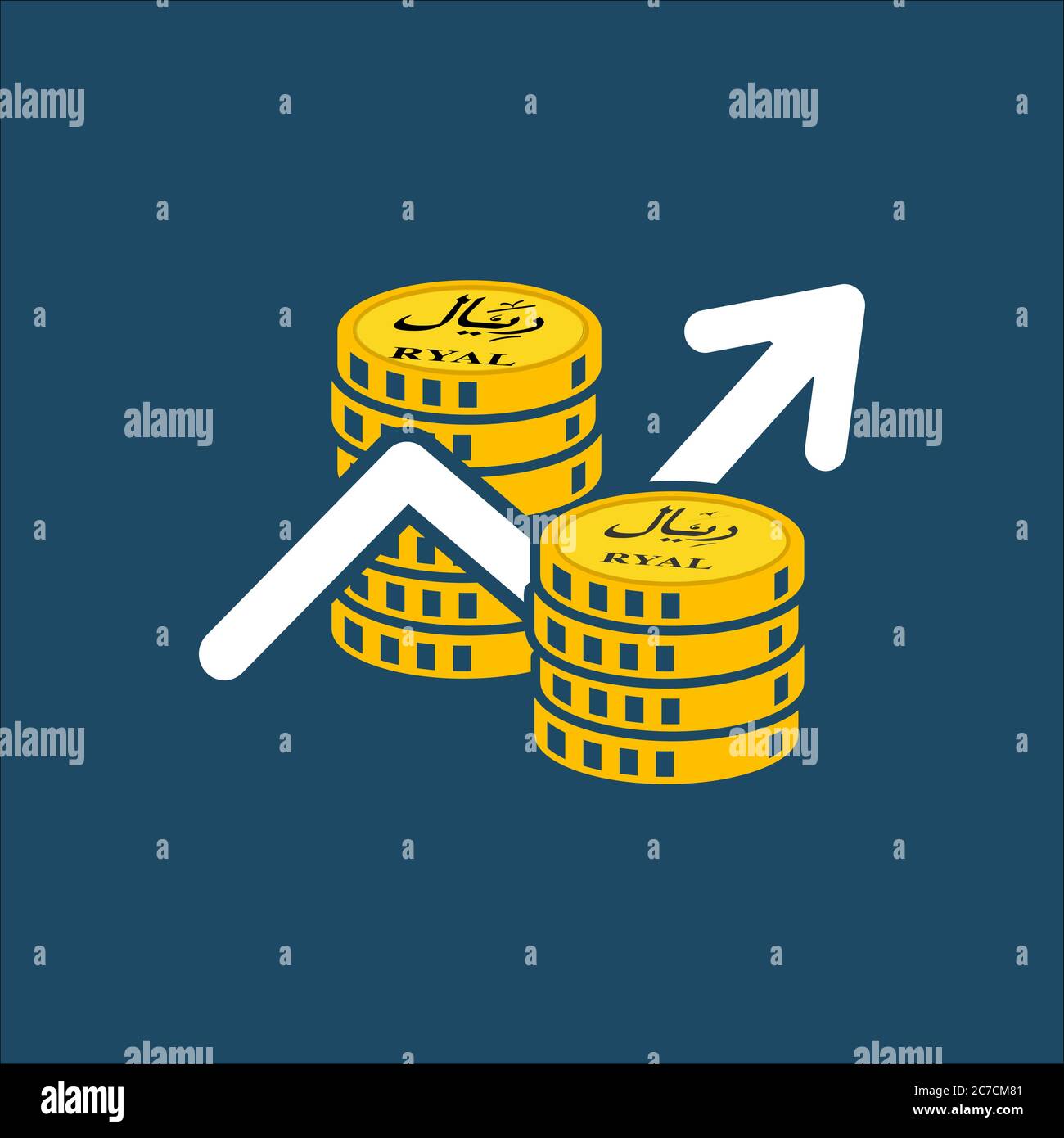 Saudi riyal icon vector vectors hi-res stock photography and images - Alamy