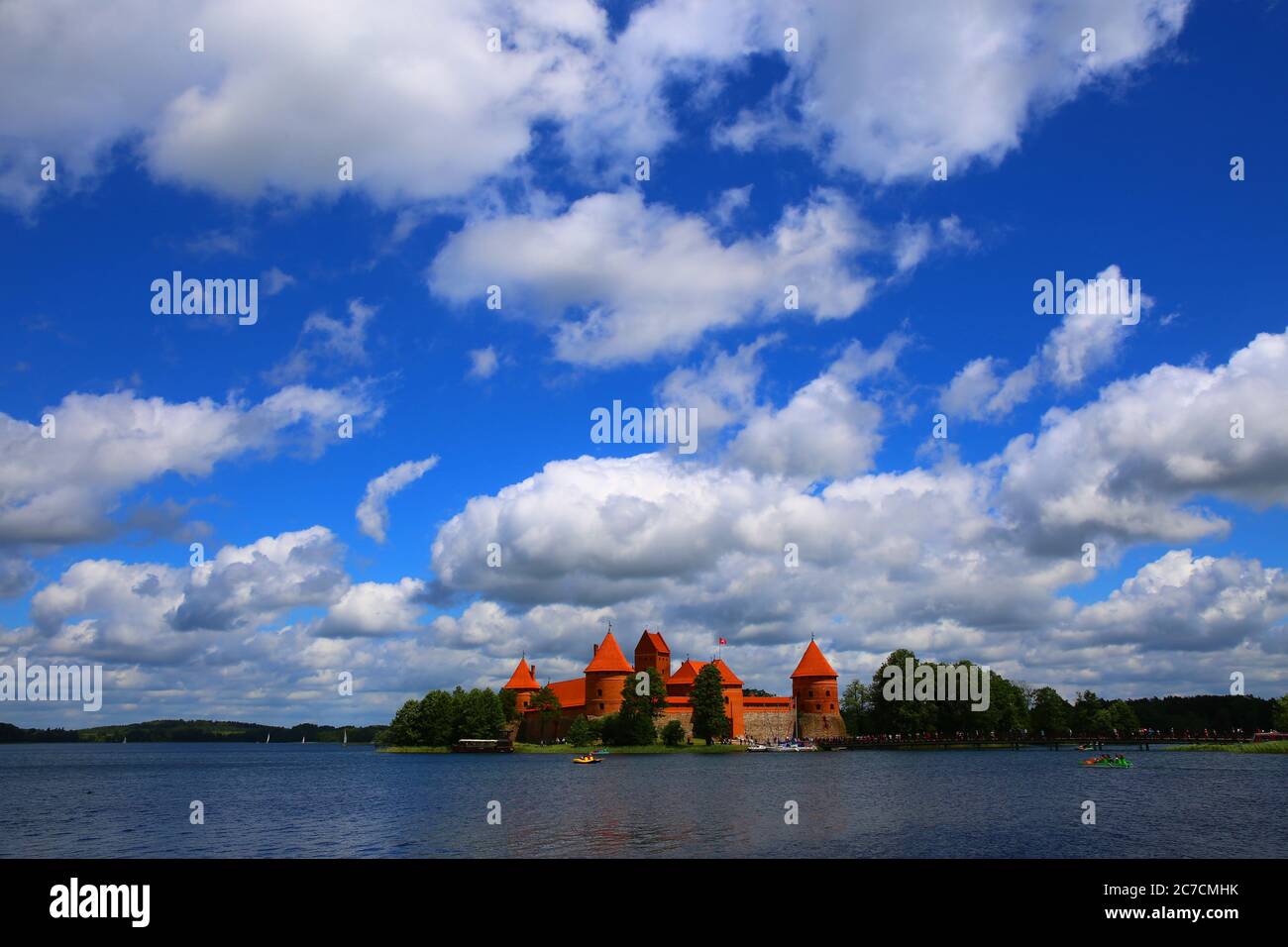 Trakai water castle hi-res stock photography and images - Alamy