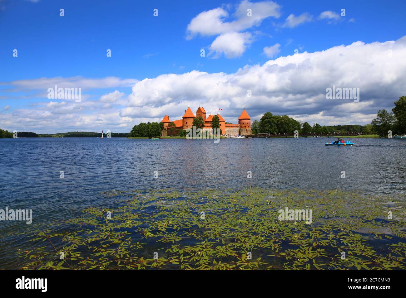 Historic castle of Trakai, Lithuania Stock Photo - Alamy