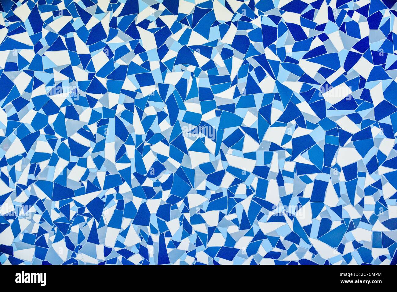 Rock stone blue painted symetry decor tile with cracks wall background ...