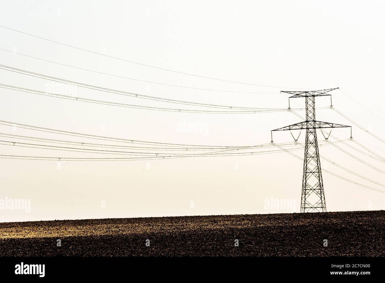 Electrical pylons in power grid hi-res stock photography and images - Alamy