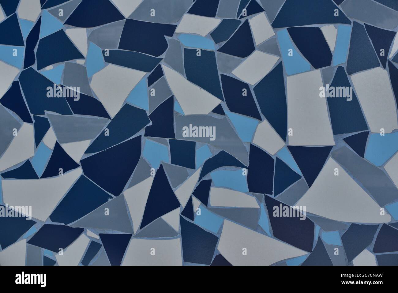 Rock stone blue painted symetry decor tile with cracks wall background ...