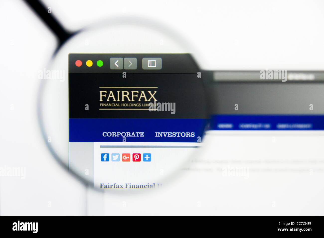 Fairfax financial logo hi-res stock photography and images - Alamy