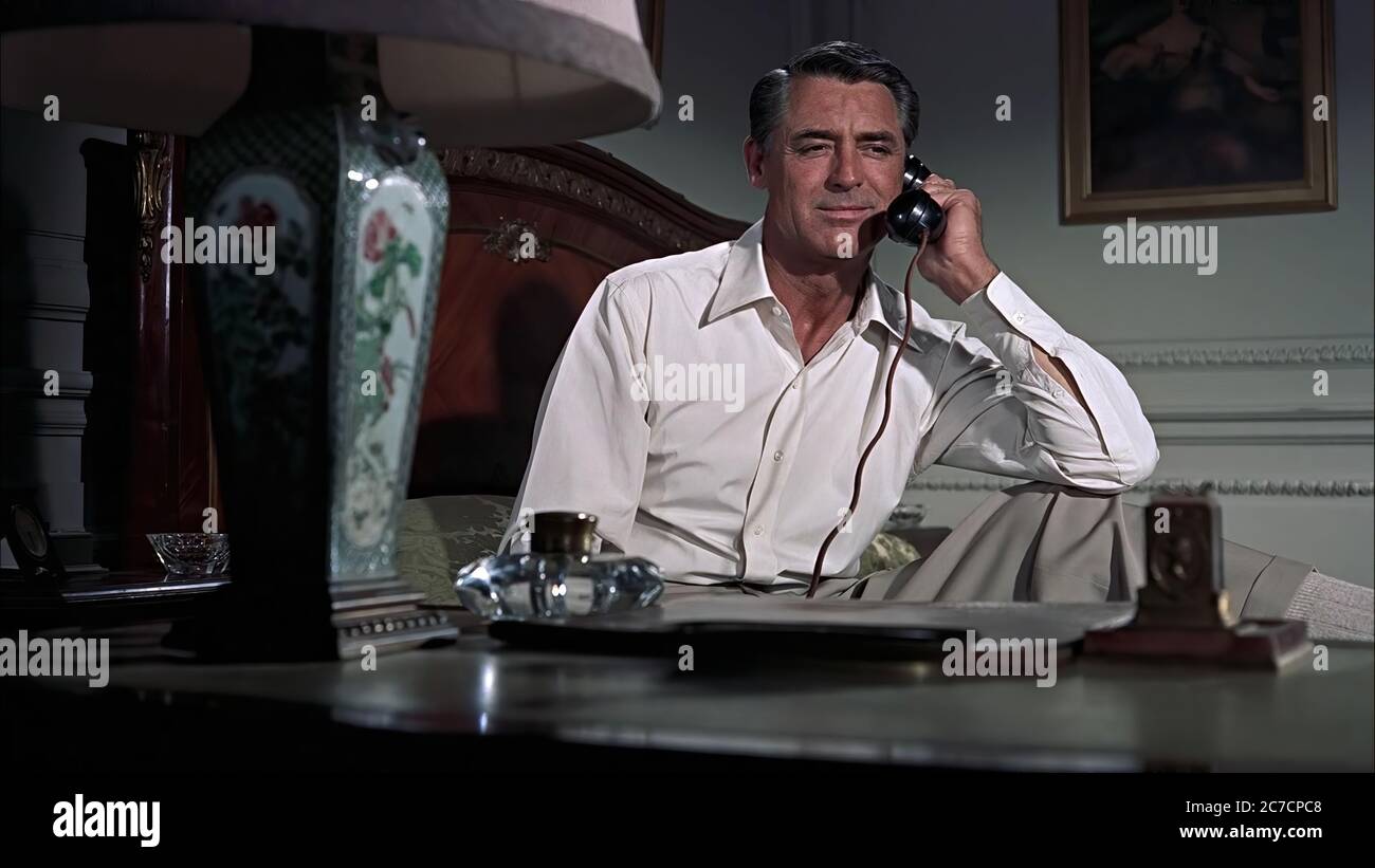 Cary Grant in to Catch a Thief - Promotional Movie Picture Stock Photo ...