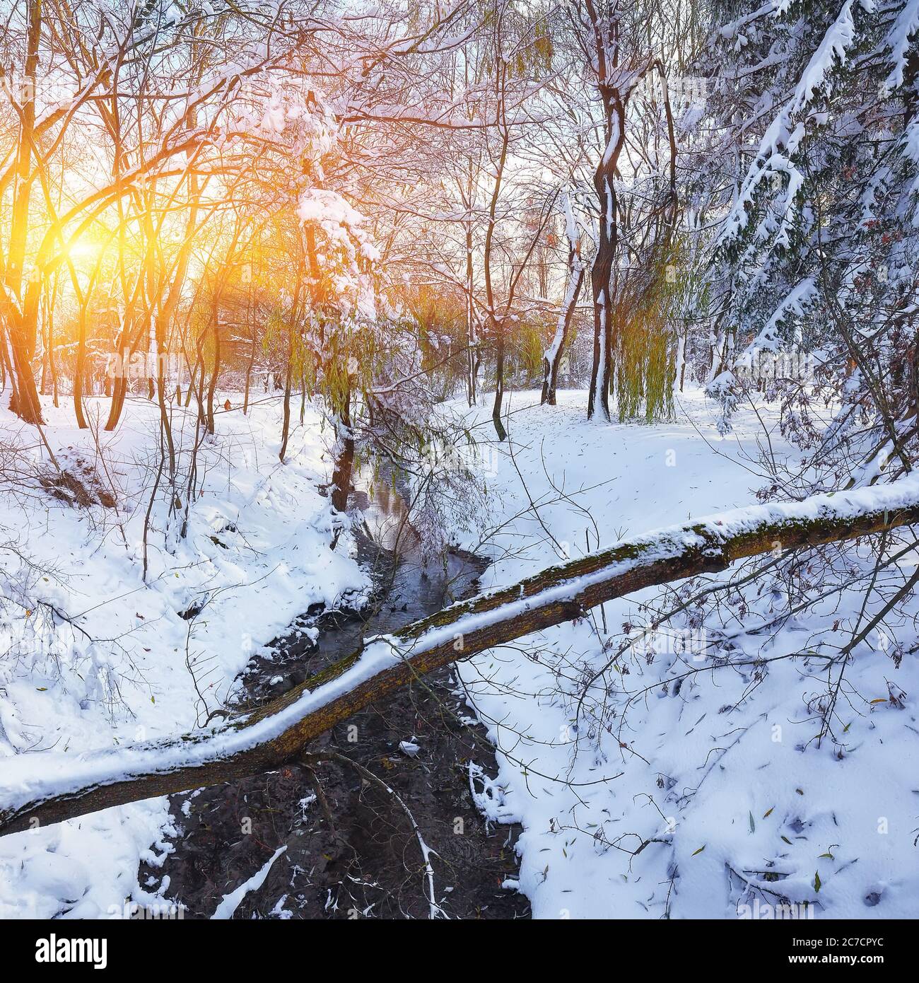Hdr sunset frost hi-res stock photography and images - Alamy