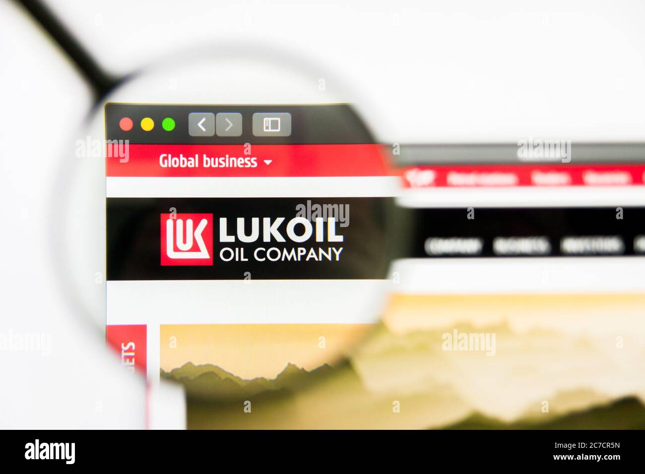 Lukoil logo hi-res stock photography and images - Alamy