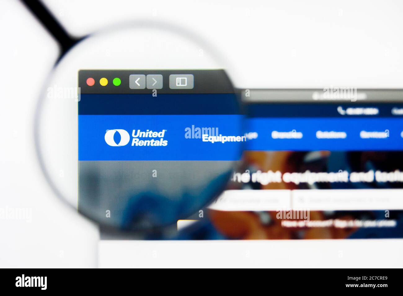United rentals logo hi-res stock photography and images - Alamy