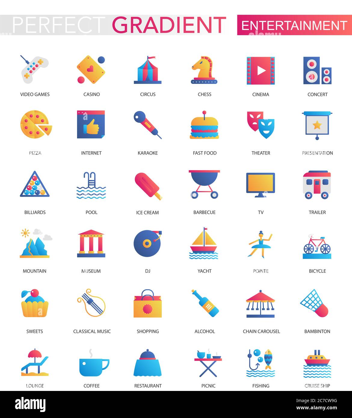 Gradient video background Cut Out Stock Images & Pictures - Alamy