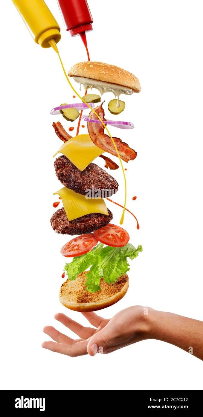 Mega burger hi-res stock photography and images - Alamy