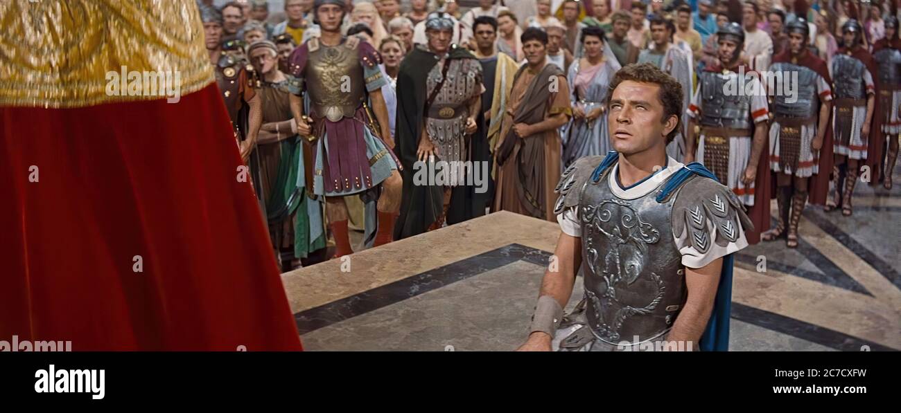 Richard Burton in the Robe - Promotional Movie Picture Stock Photo - Alamy