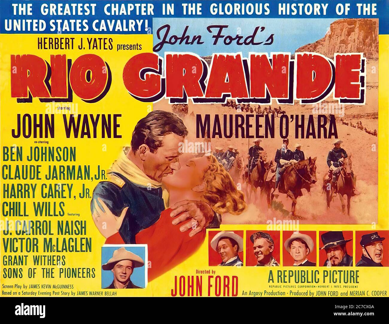Rio Grande - Promotional Movie Picture Stock Photo - Alamy