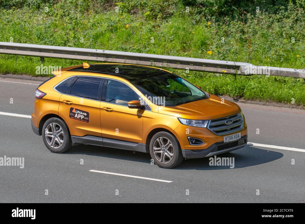 2016 Ford Edge Titanium TDCI Auto; Vehicular traffic moving vehicles ...