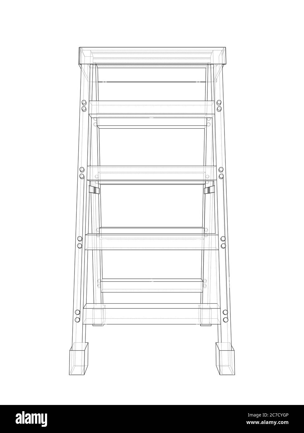 Household ladder icon Cut Out Stock Images & Pictures - Alamy