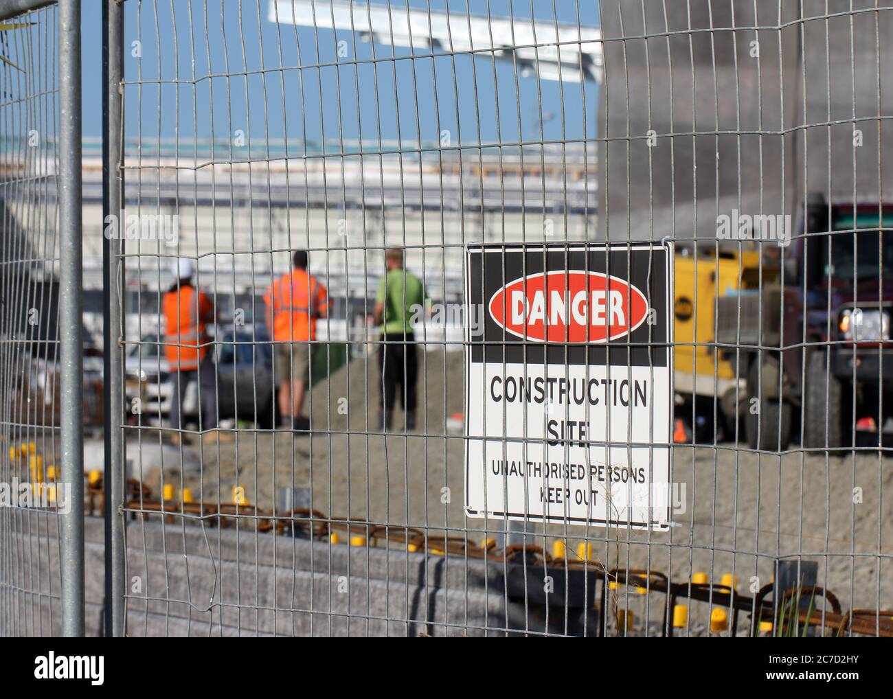 Danger - Construction Site Stock Photo - Alamy