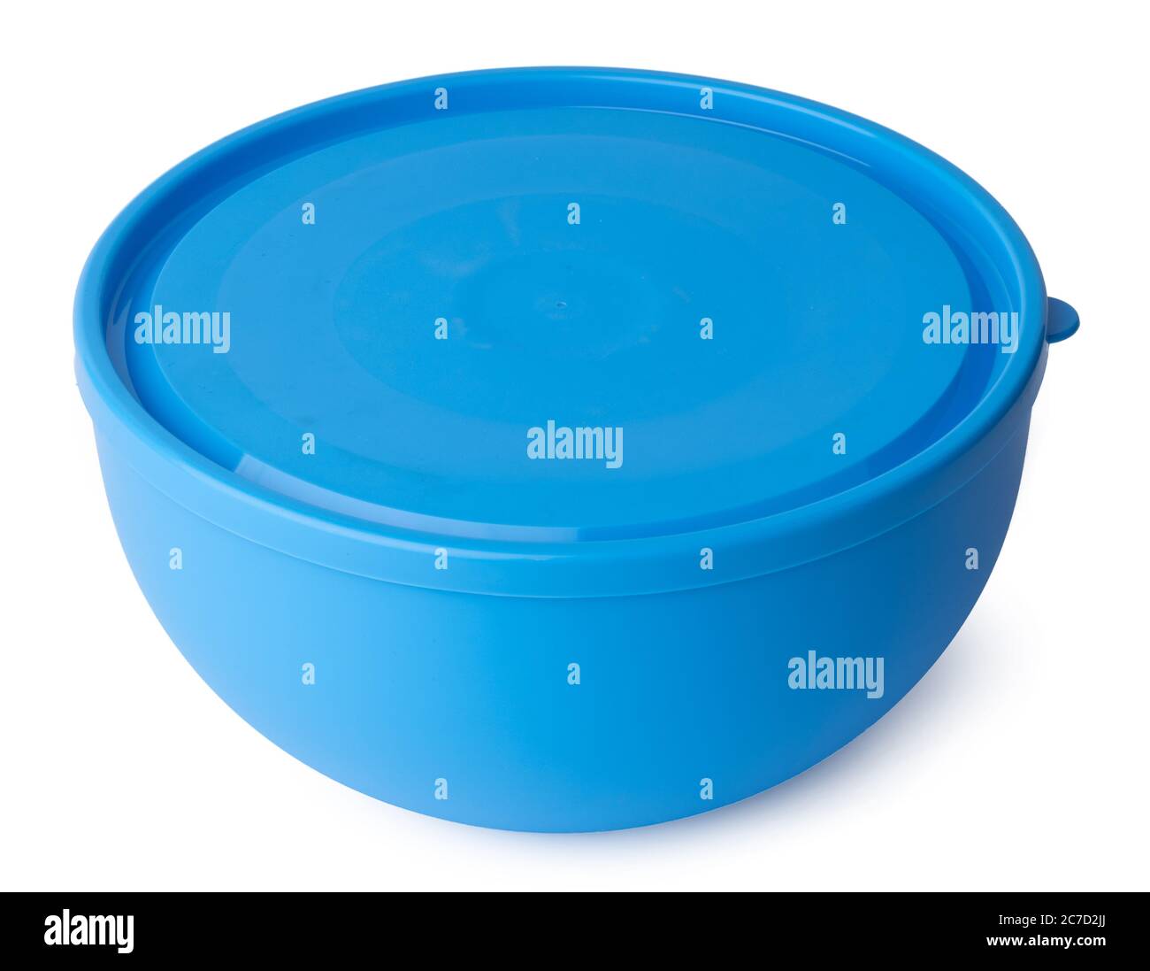Empty new plastic bowl isolated on white Stock Photo - Alamy