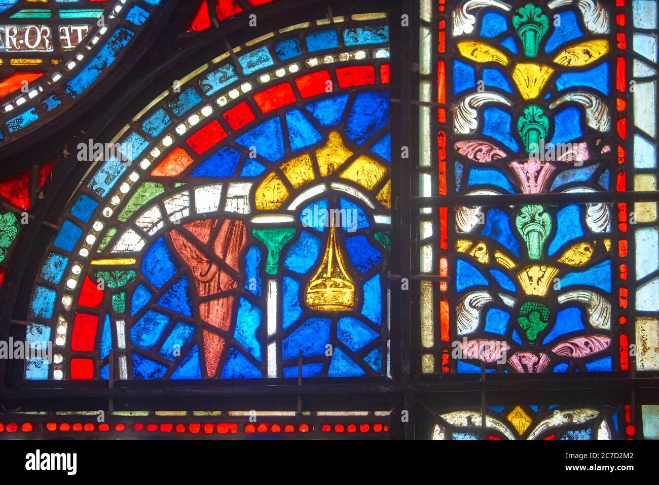 Stained Glass Windows in Canterbury Cathedral in the English Medieval ...