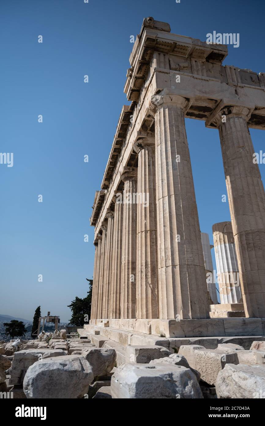 Parthenon colonnade hi-res stock photography and images - Alamy