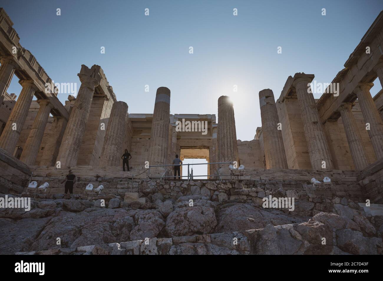 Monument akropolis entrance temple hi-res stock photography and images ...