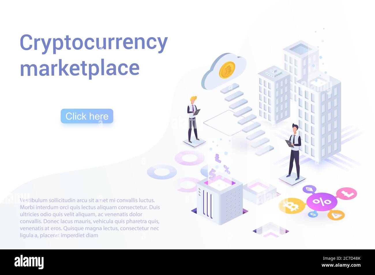 Cryptocurrency template hi-res stock photography and images - Alamy