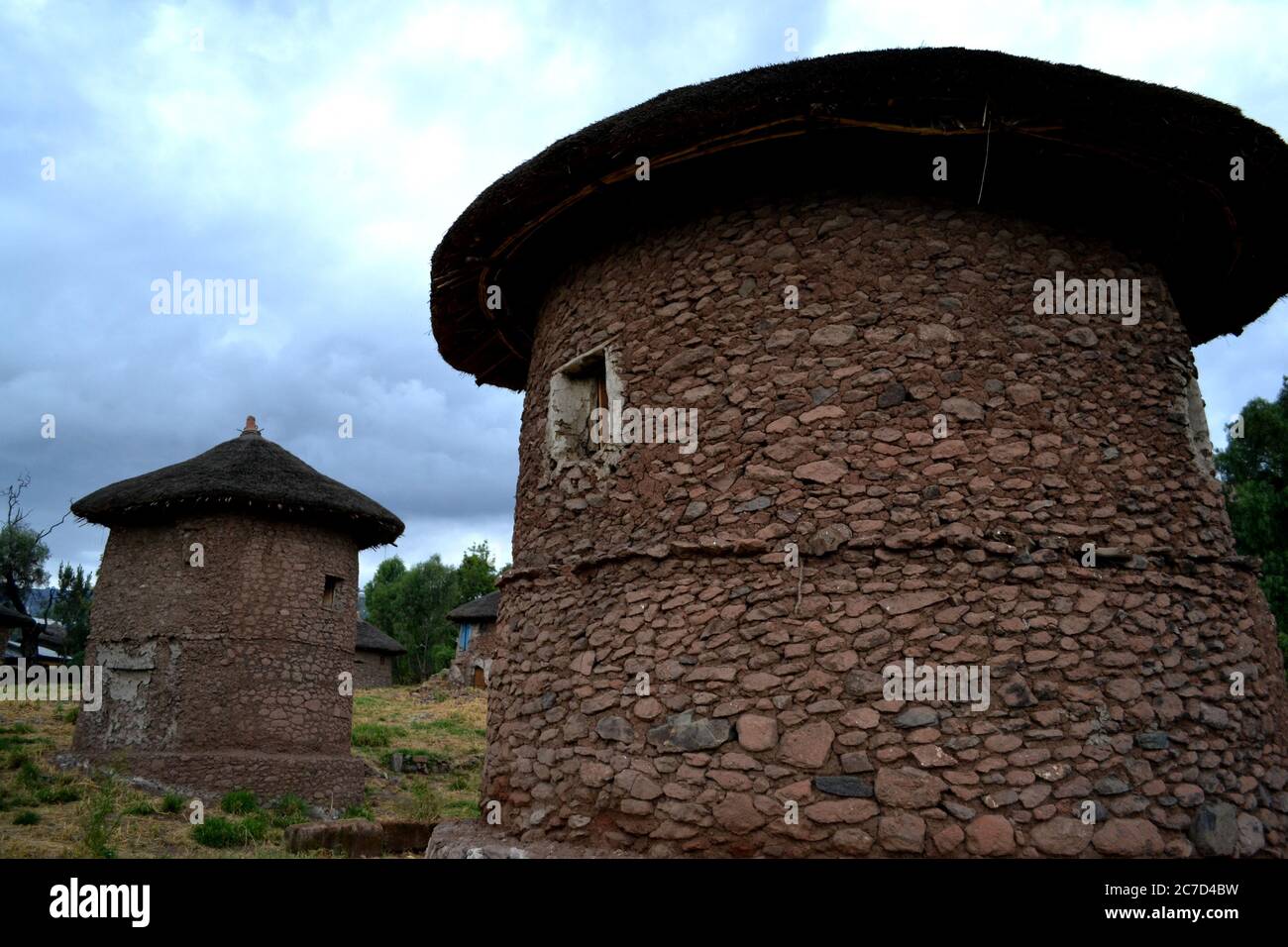 Tukul - traditional Ethiopian house Stock Photo - Alamy