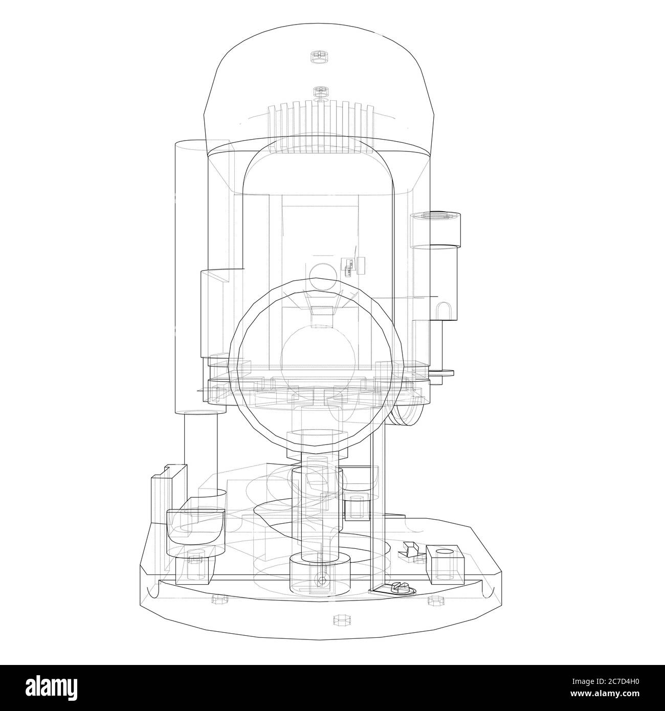 Milling lathe Cut Out Stock Images & Pictures - Alamy