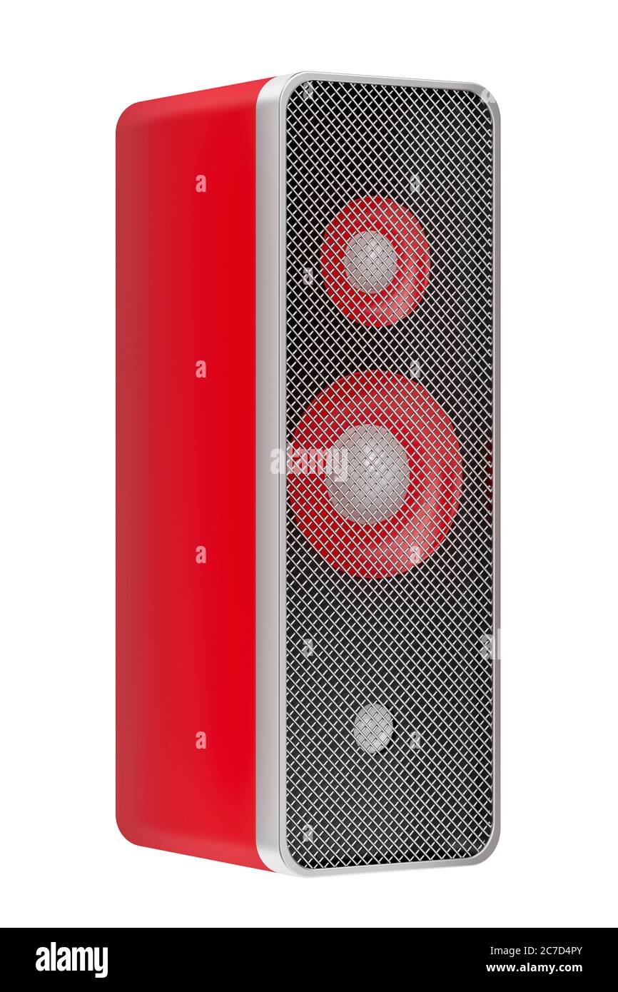 Red speaker hi-res stock photography and images - Alamy