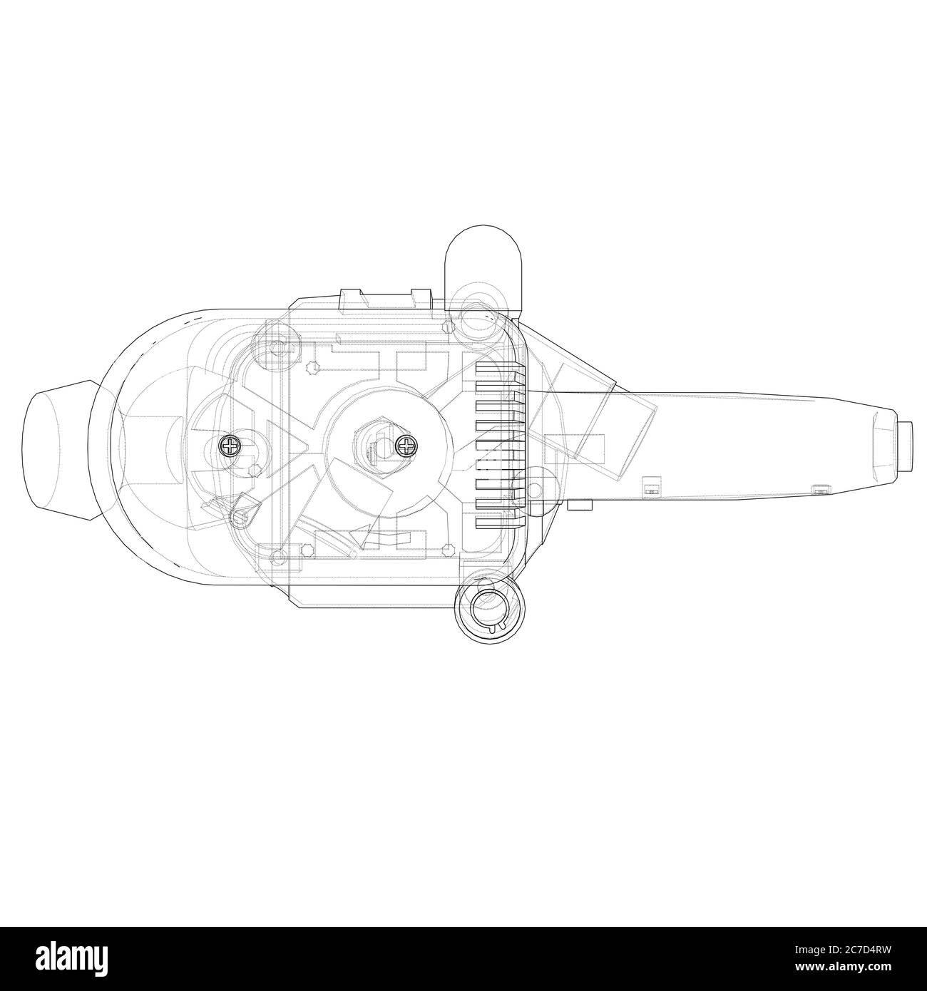 Outline milling machine Stock Photo - Alamy