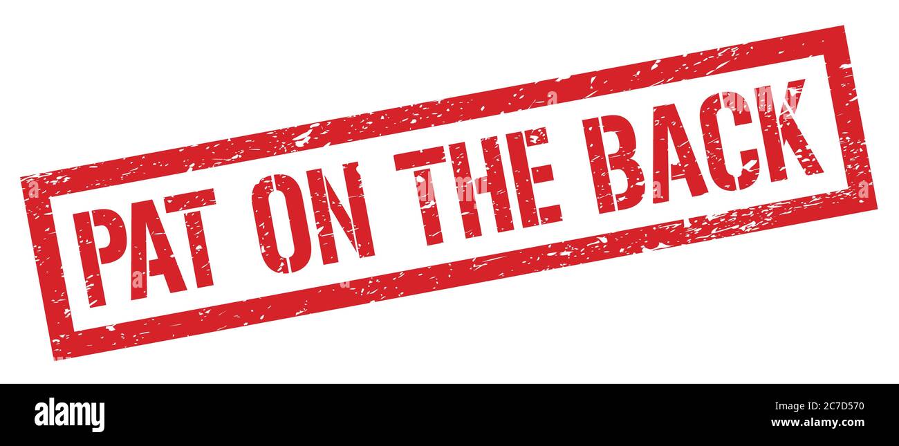 Pat on the back Cut Out Stock Images & Pictures - Alamy