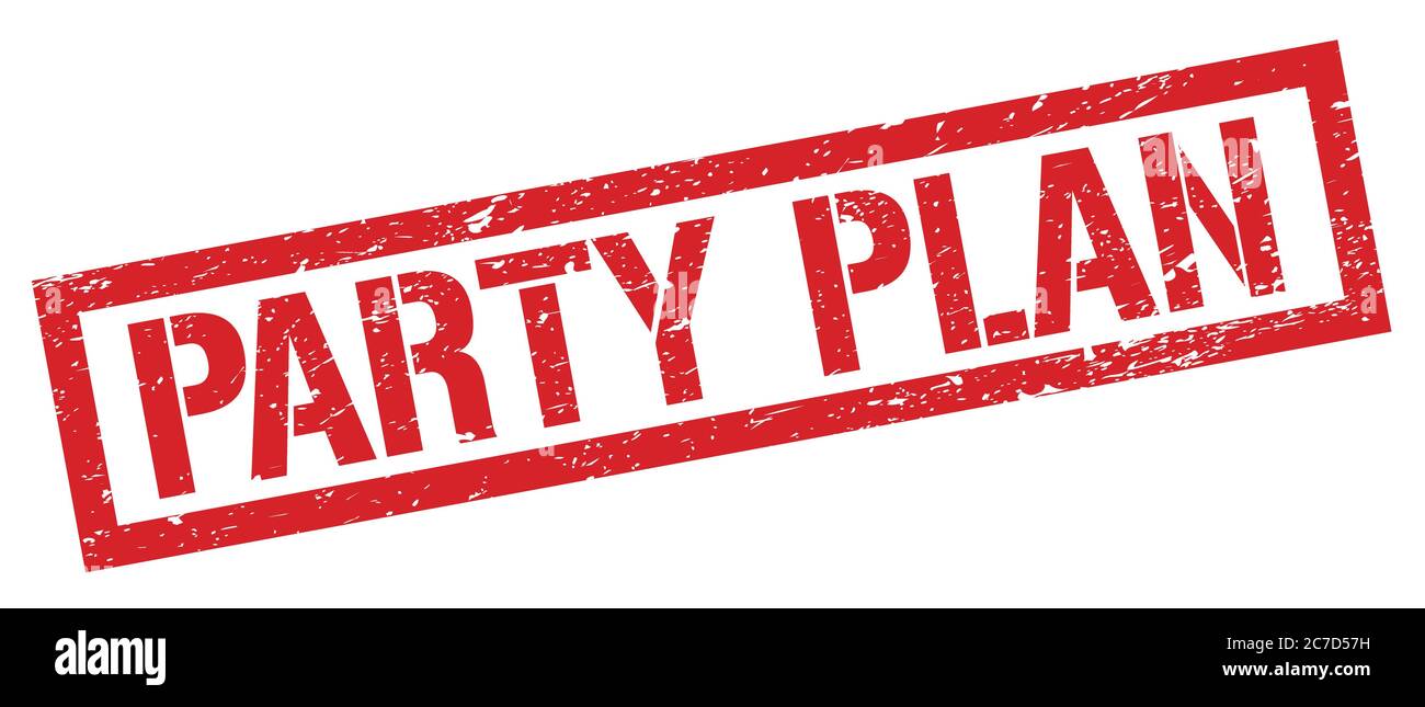 Party plan stamp hi-res stock photography and images - Alamy
