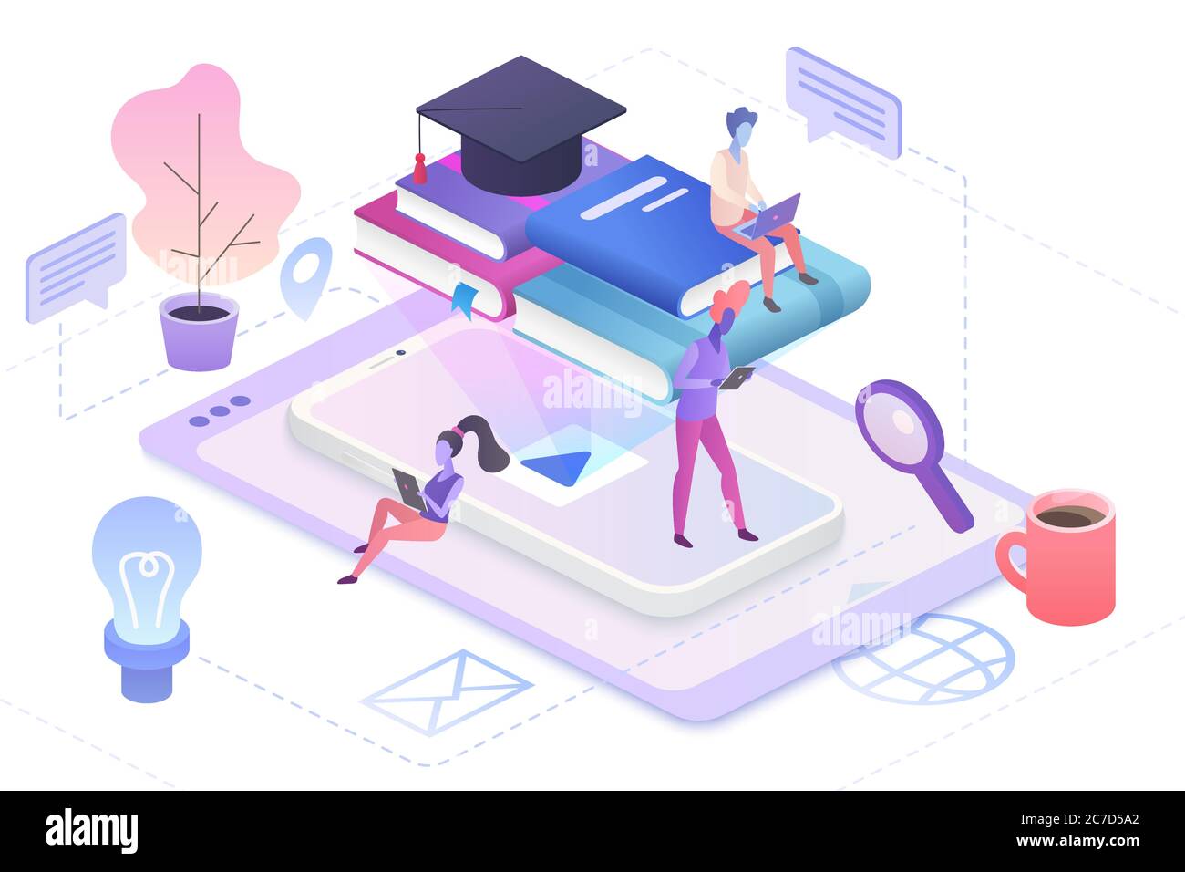 Illustration representing education hi-res stock photography and images ...