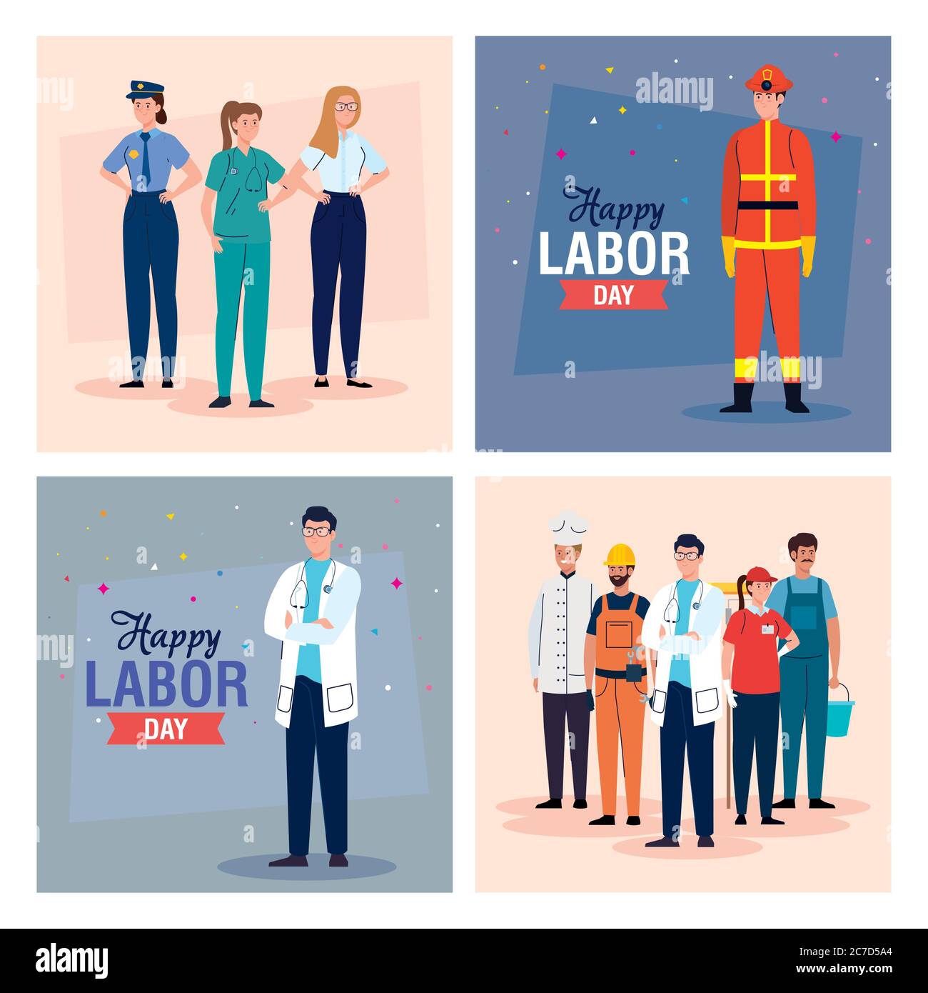 women and men workers vector design Stock Vector Image & Art - Alamy