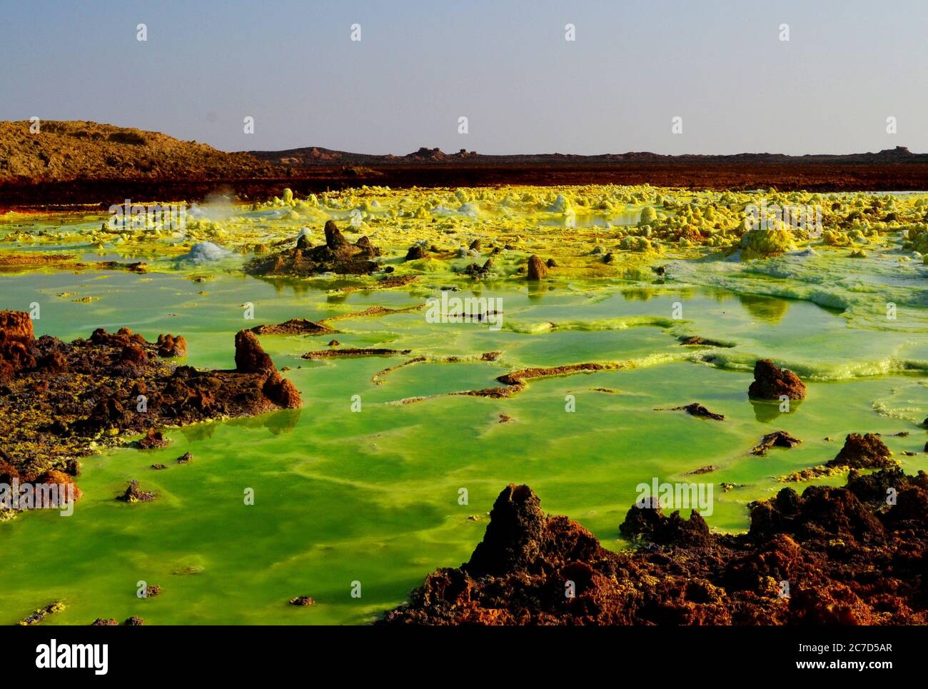 Dallol, Danakil Depression, Ethiopia Stock Photo - Alamy