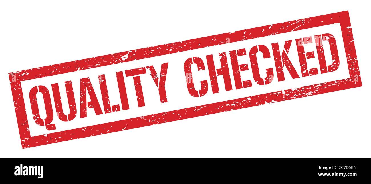 Quality checked stamp sign seal hi-res stock photography and images - Alamy