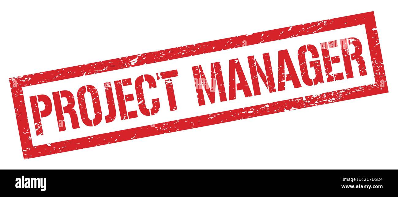 Project manager stamp Cut Out Stock Images & Pictures - Alamy