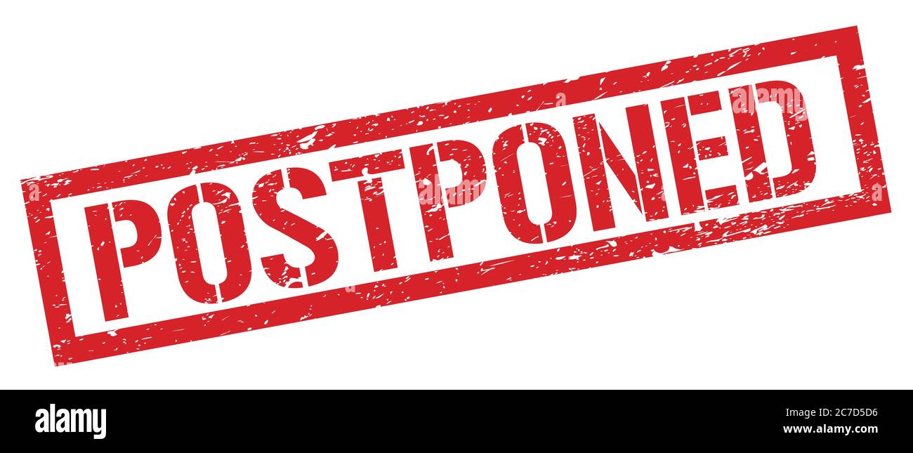 Postponed Cut Out Stock Images & Pictures - Alamy