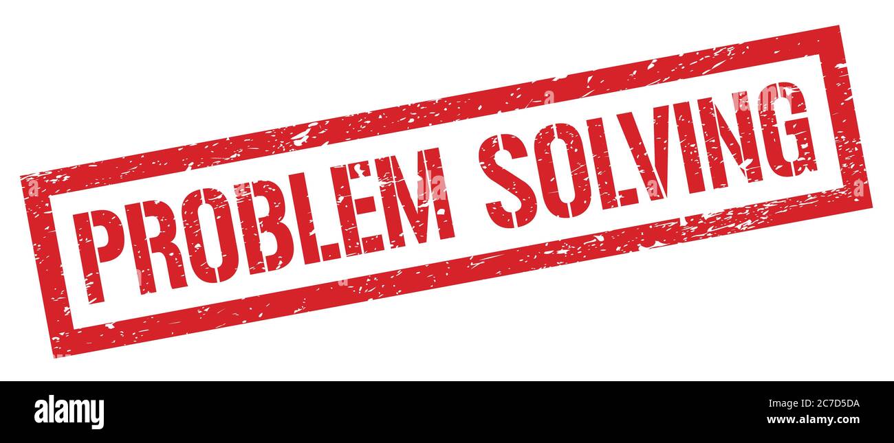 Problem solving stamp hi-res stock photography and images - Alamy