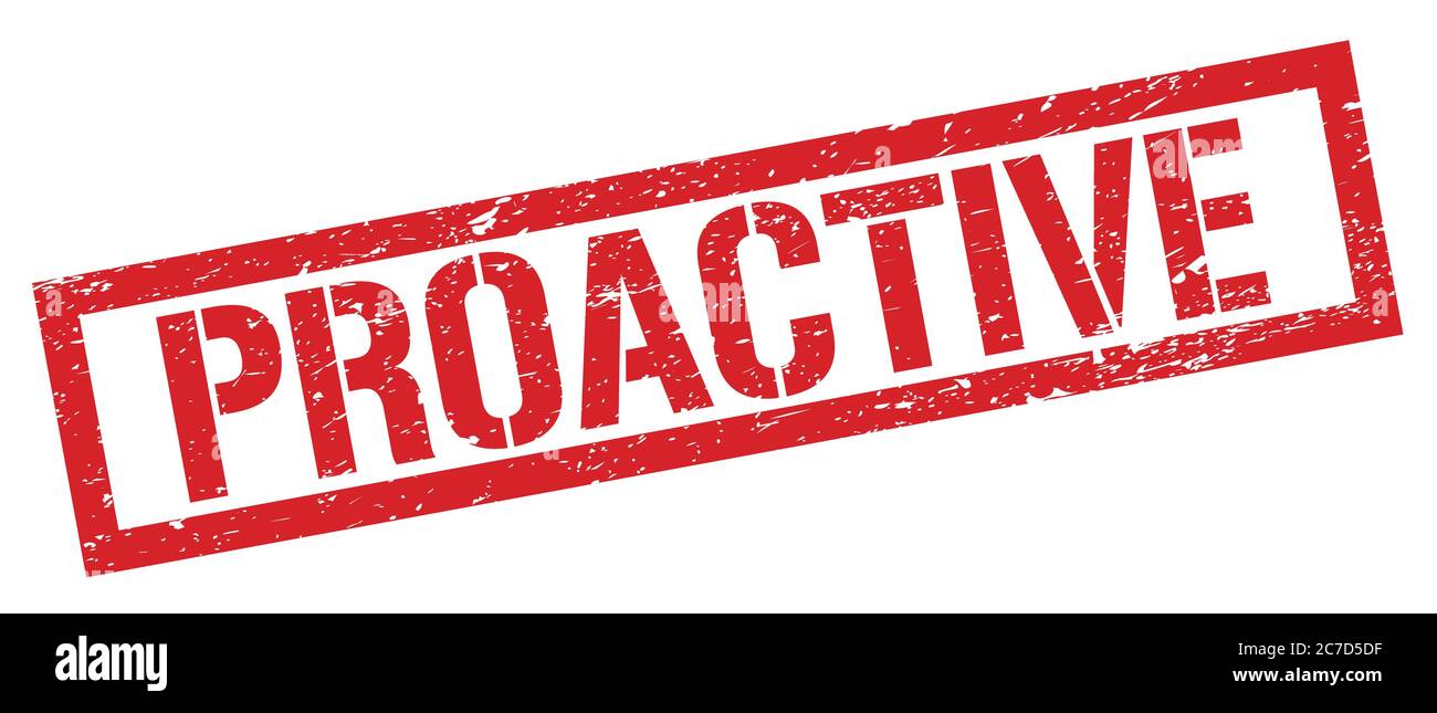 Proactive rubber stamp hi-res stock photography and images - Alamy