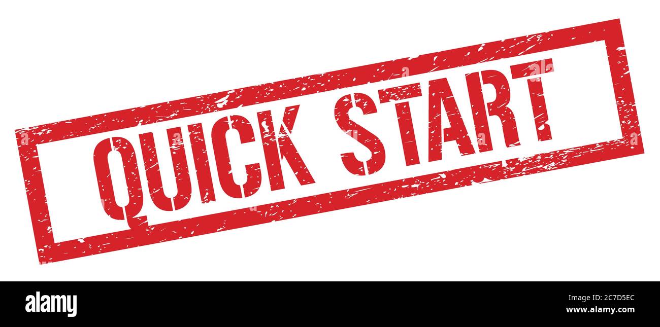 Quick start word hi-res stock photography and images - Alamy