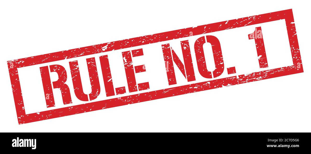 Rule no 1 Cut Out Stock Images & Pictures - Alamy