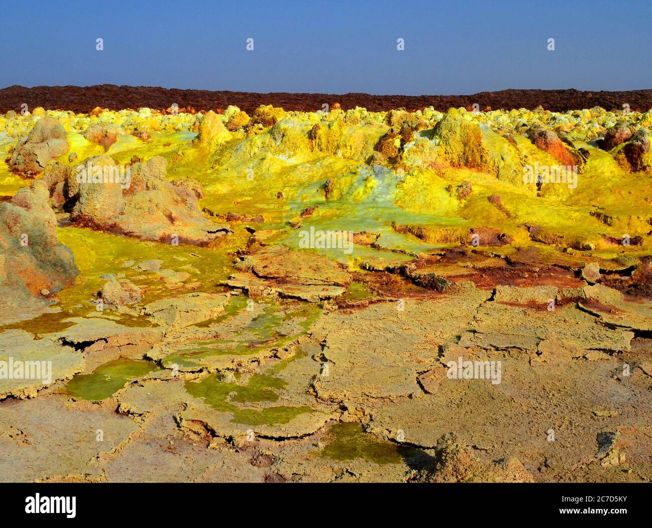 Dallol, Danakil Depression, Ethiopia Stock Photo - Alamy