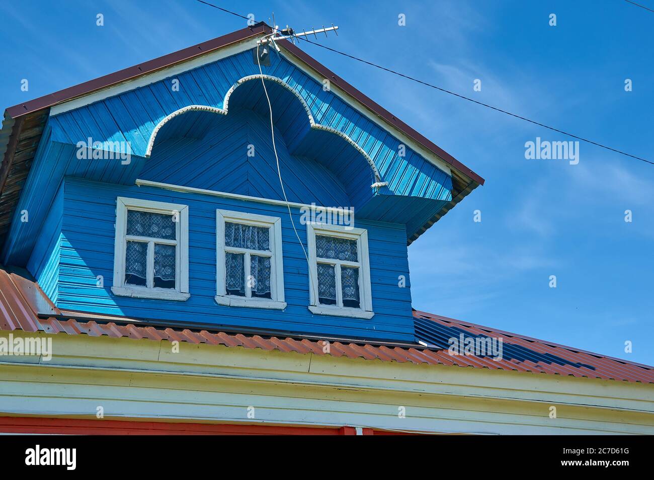 Old northern residential architecture of Russia.Pogost, Seletsky ...