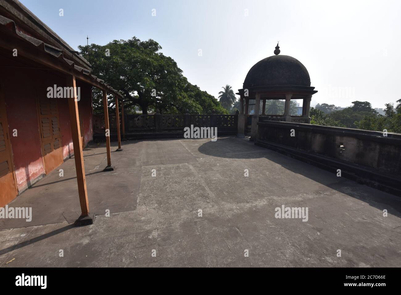 Rooftop Observatory of the Acharya Bhaban. 93 APC Road. Residence of ...