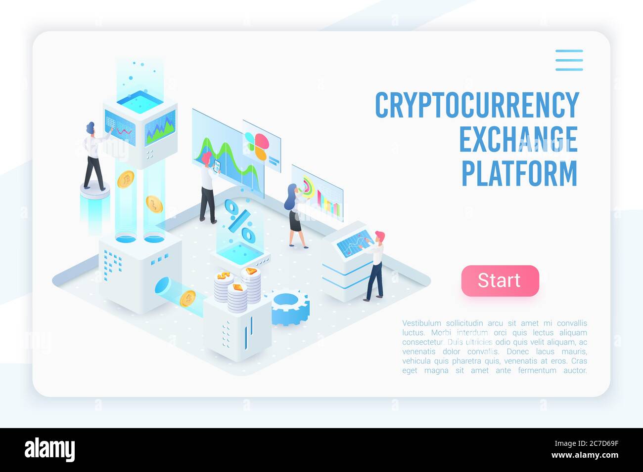 Cryptocurrency template hi-res stock photography and images - Alamy