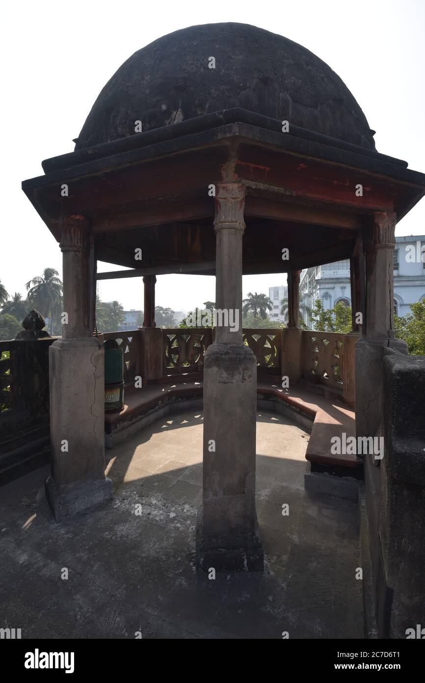Rooftop Observatory of the Acharya Bhaban. 93 APC Road. Residence of ...