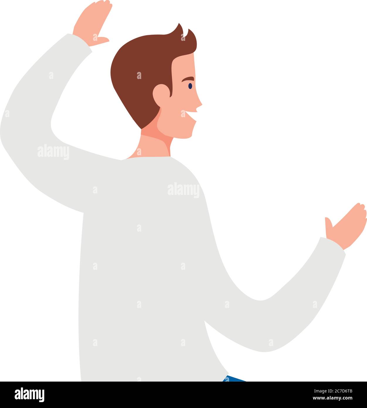 avatar man backwards vector design Stock Vector Image & Art - Alamy